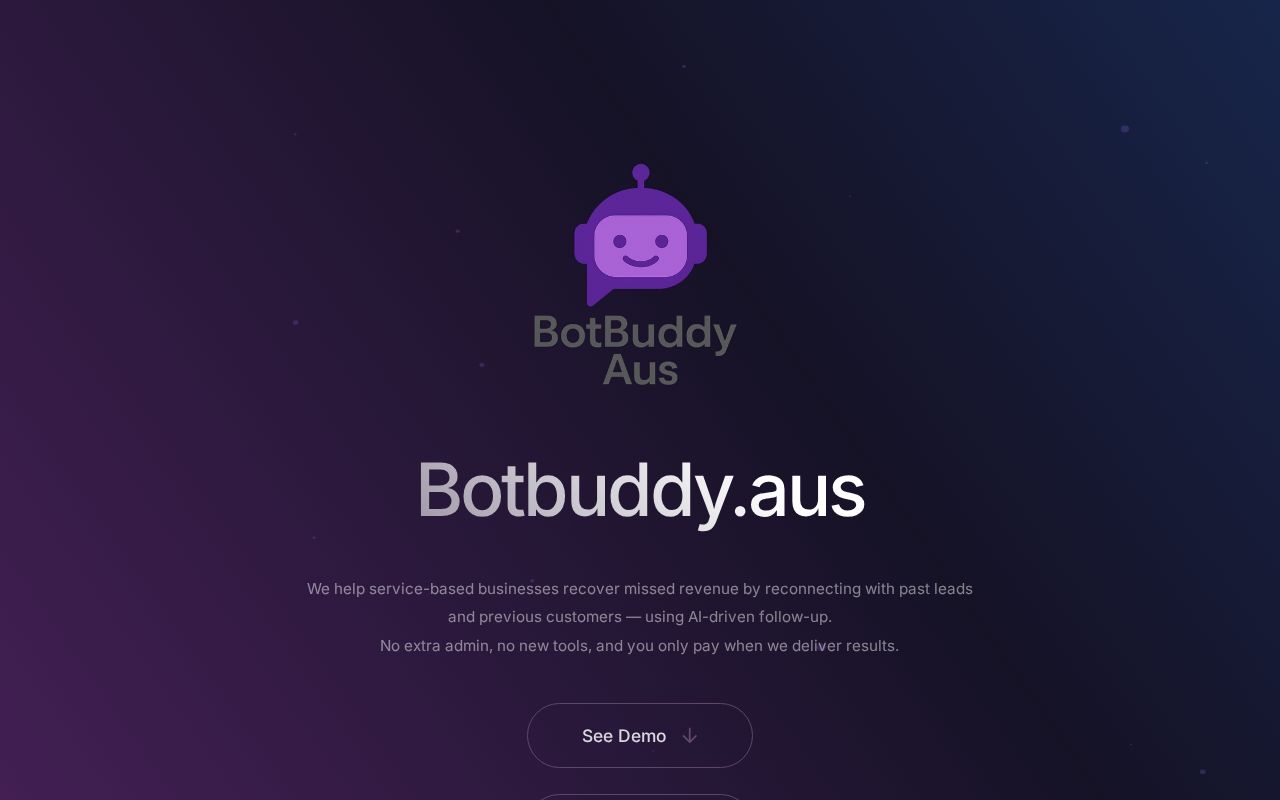 Botbuddy.aus — AI Lead Recovery for Local Businesses
